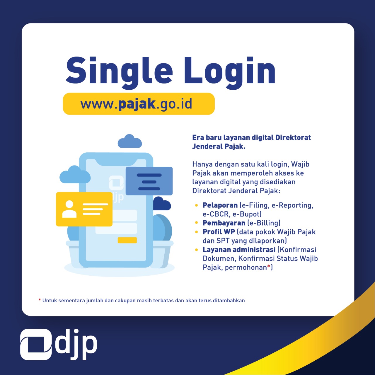 Single Login untuk Wajib Pajak | Direktorat Jenderal Pajak
